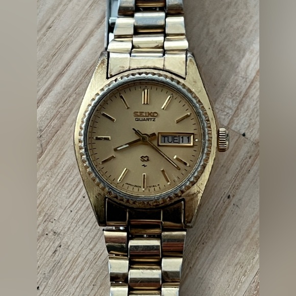 Seiko | Accessories | Seiko Sq Ladies Watch Vintage Gold Plated Marked ...